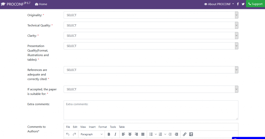 How to get review form for a paper in reviewer panel – Proconf ...